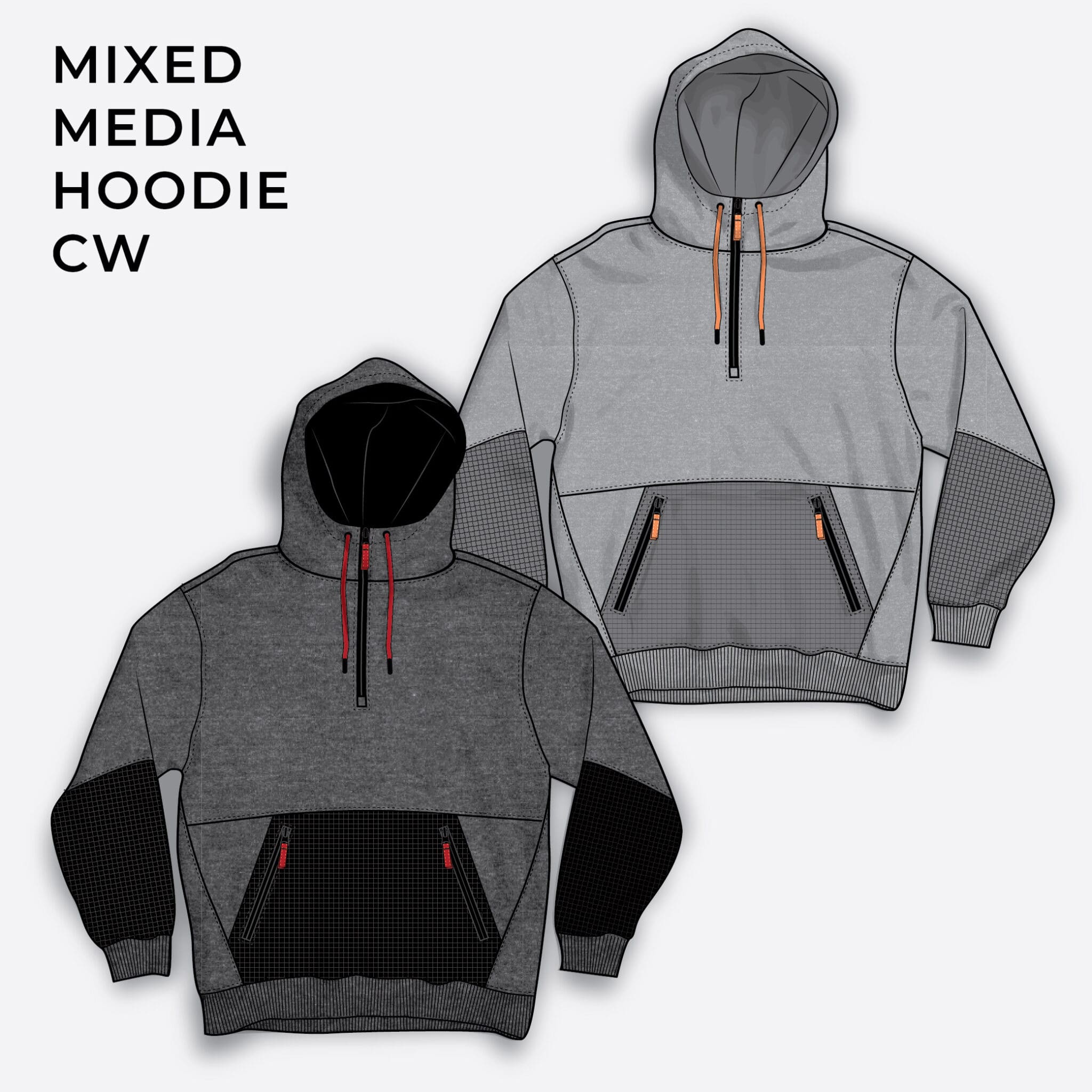 fleece funnel hoodie – Region Design Lab